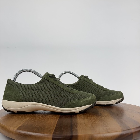 Dansko | Shoes | Womens Dansko Hayes Olive Green Mesh Comfort Casual ...